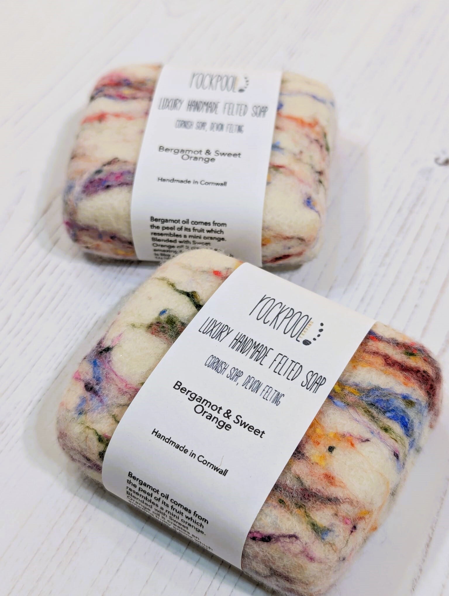 Dee Woolley Suddy Nora Felted Soap - Bergamot & Sweet Orange | Rockpool Trading
