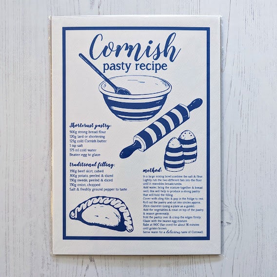 Windswept Girlie A4 Cornish Pasty Print | Rockpool Trading